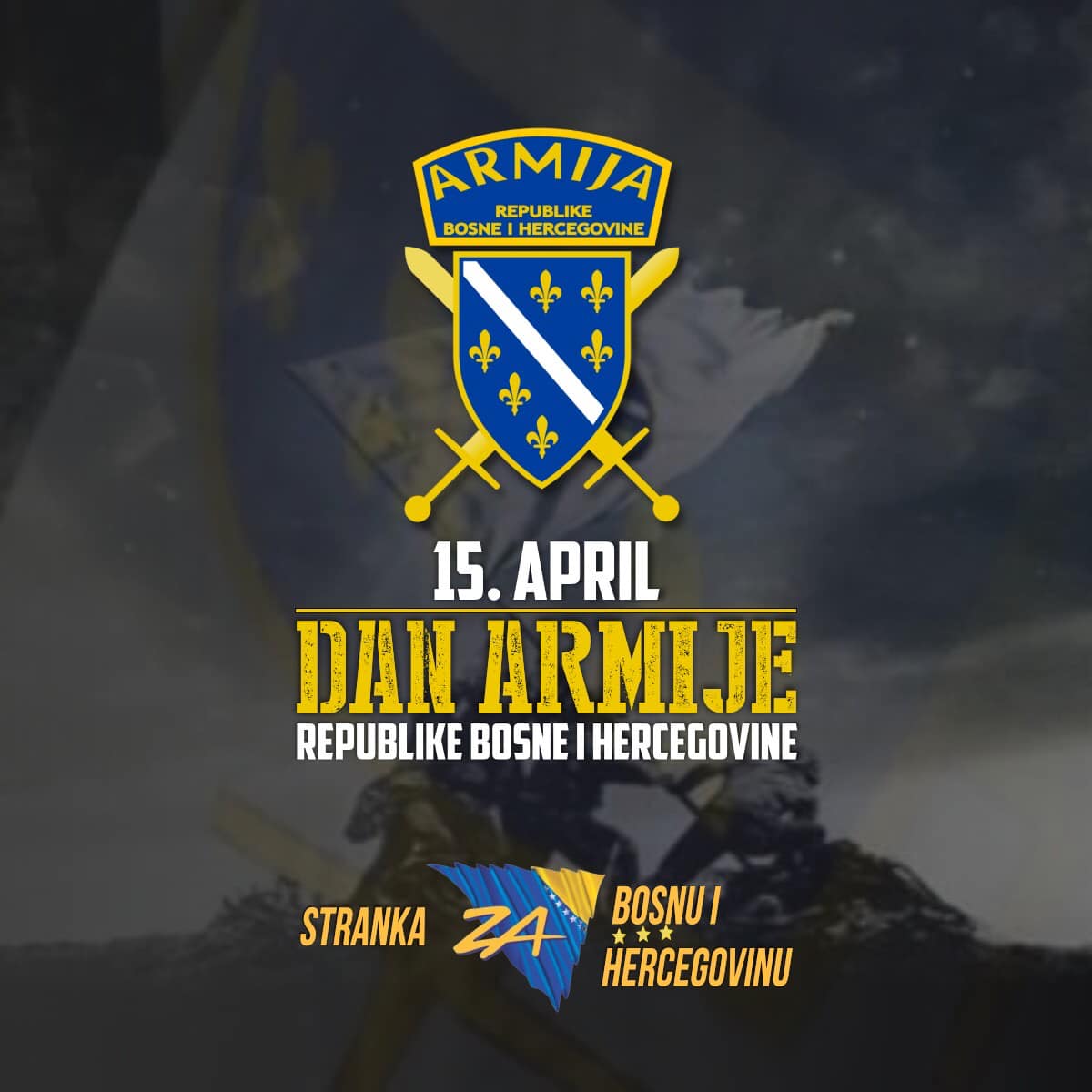 SRETAN 15. APRIL – DAN ARMIJE REPUBLIKE BOSNE I HERCEGOVINE - Stranka ...